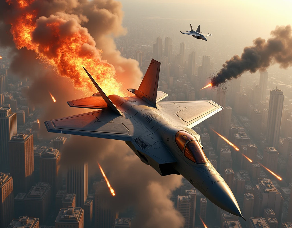 A shocking scene of an aerial battle between a legendary giant creature ...