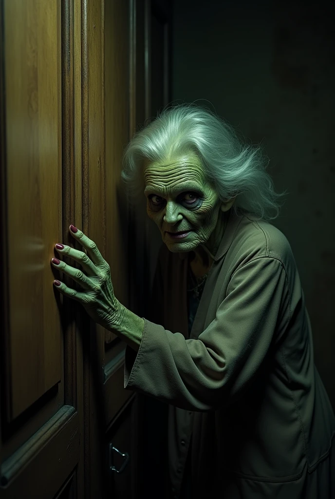 Zombie Grandma , with a slight tension in the eyes , neatly closes the ...