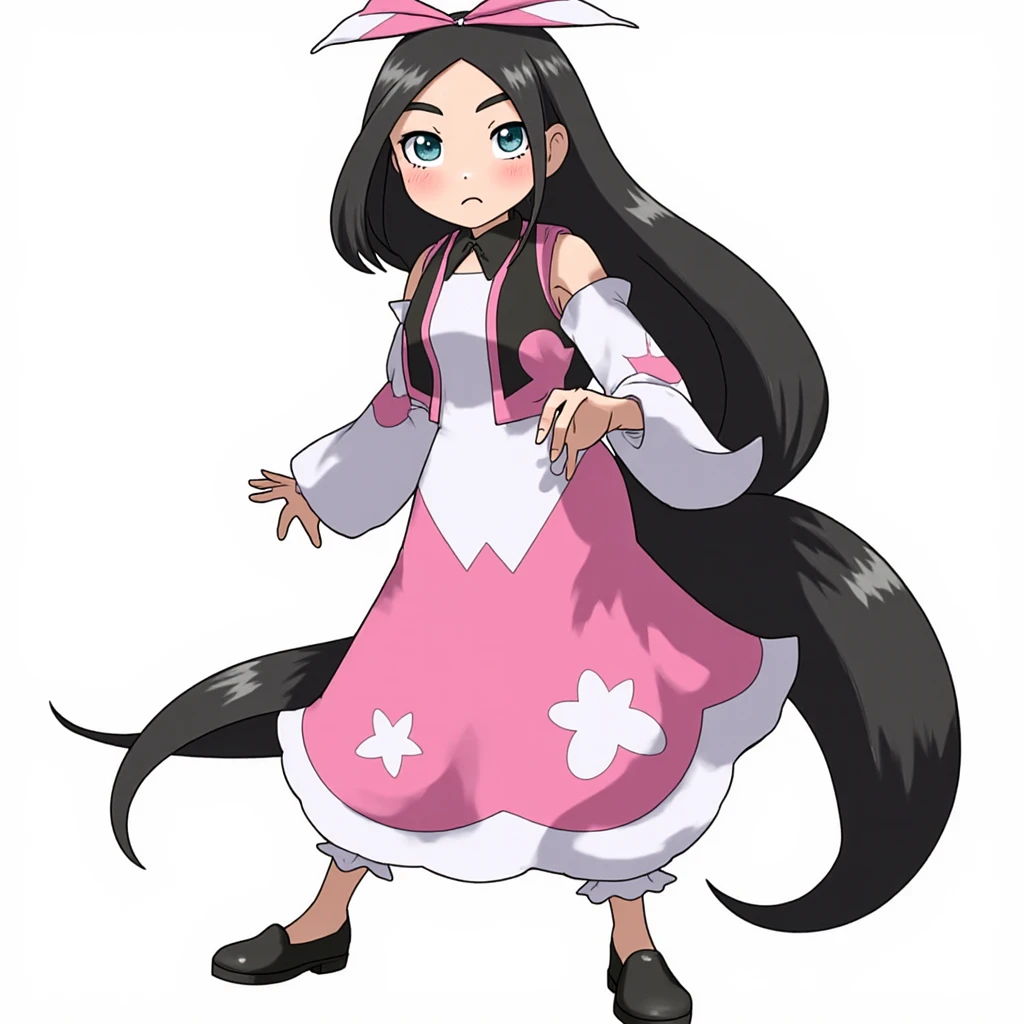 Pokémon: A female beautiful grass type gym leader trainer that wears a ...