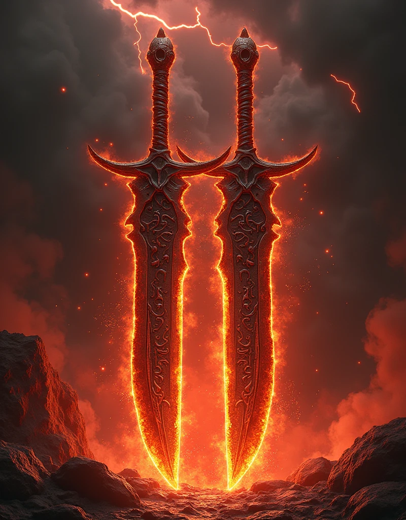 "A pair of Blades of Chaos, forged from the deepest fires of the ...