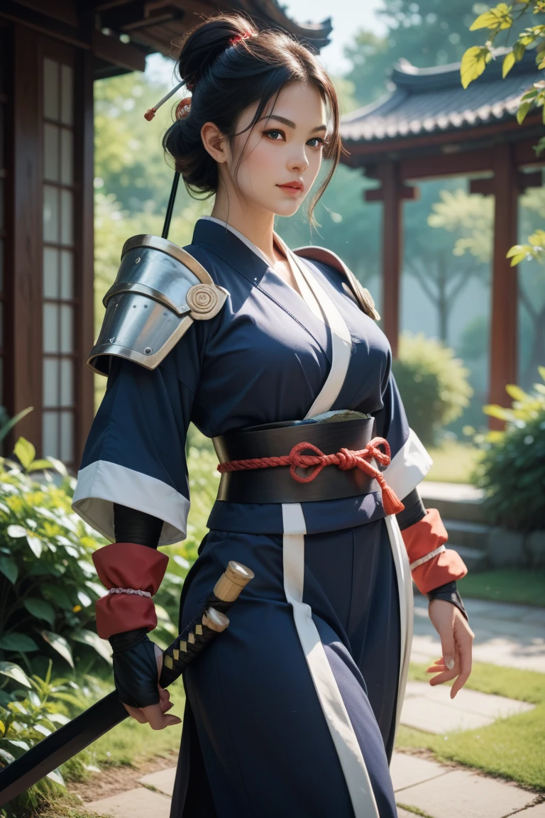 Samurai in Armor - SeaArt AI