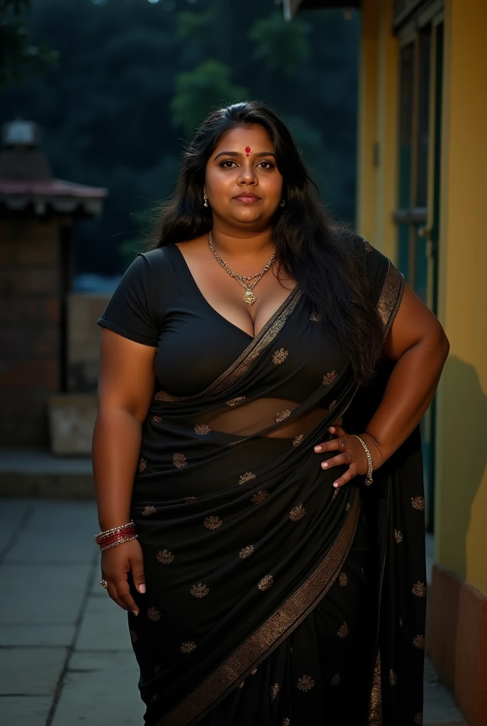 Indian extreme plus size BBW chubby fat busty dark skinned wide woman ...