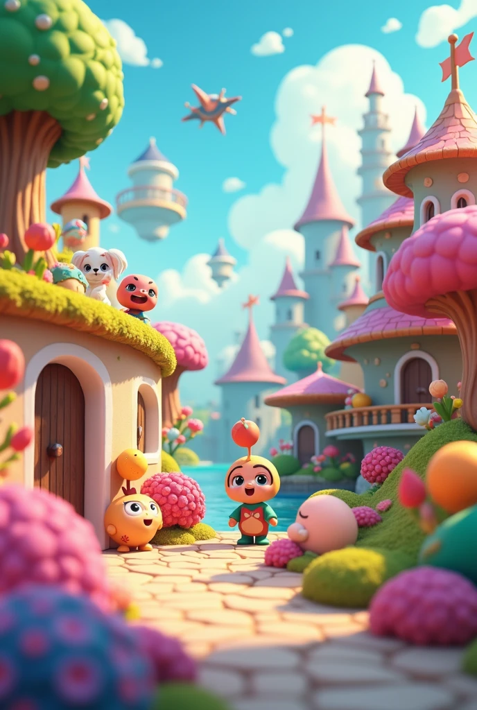 Creat a 3d cartoon imag - SeaArt AI