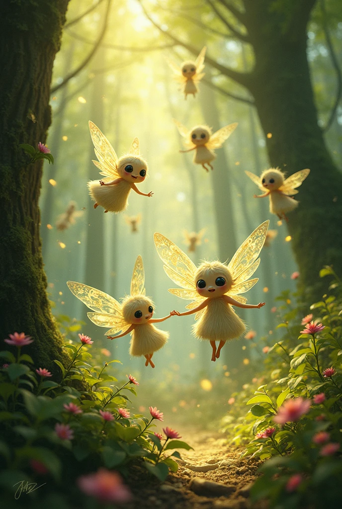 Swarm of fairies - SeaArt AI