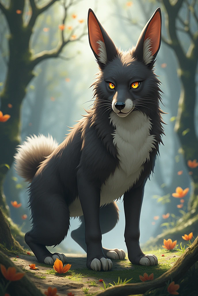 Wolf bunny hybrid oc in beastars art style - SeaArt AI