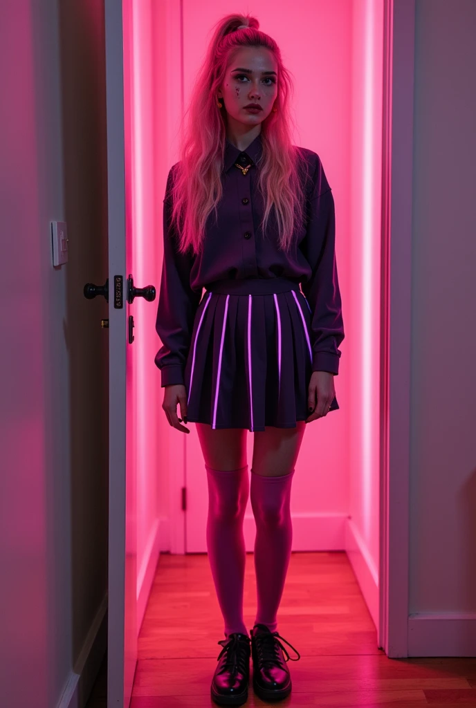 And I came into the room and I was a well-developed girl who wore a ...