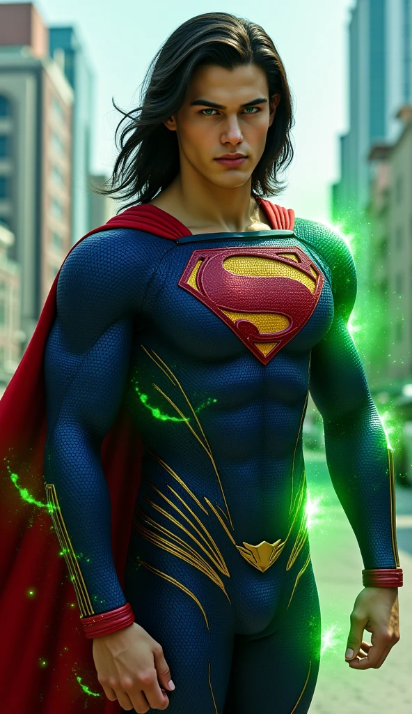Full body photorealistic handsome hunky young slender futuristic young ...