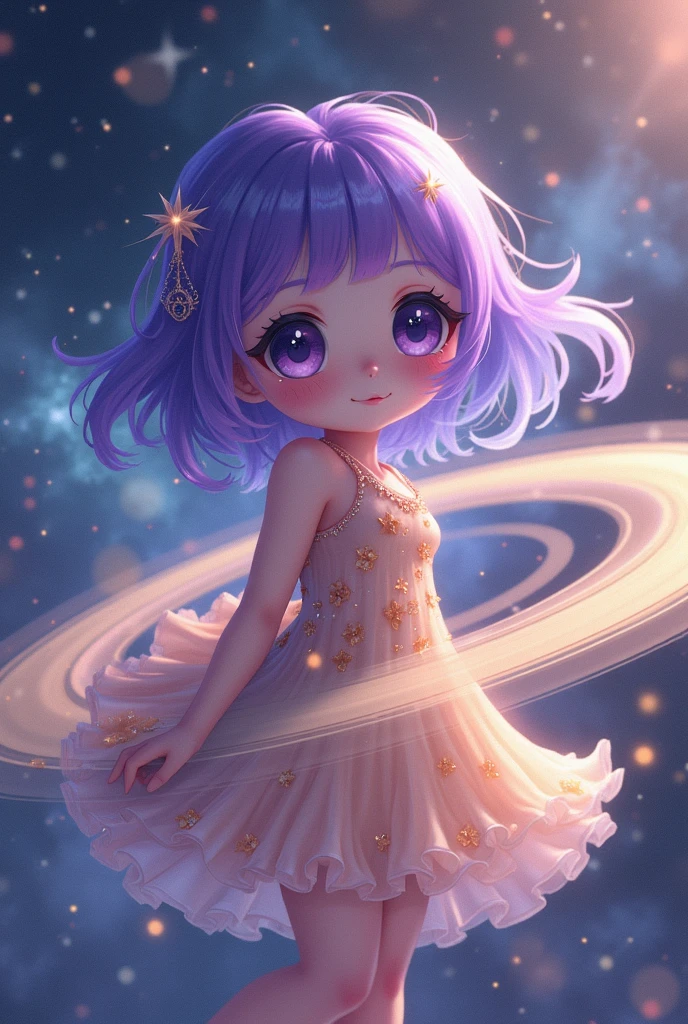 Saturn-chan - SeaArt AI