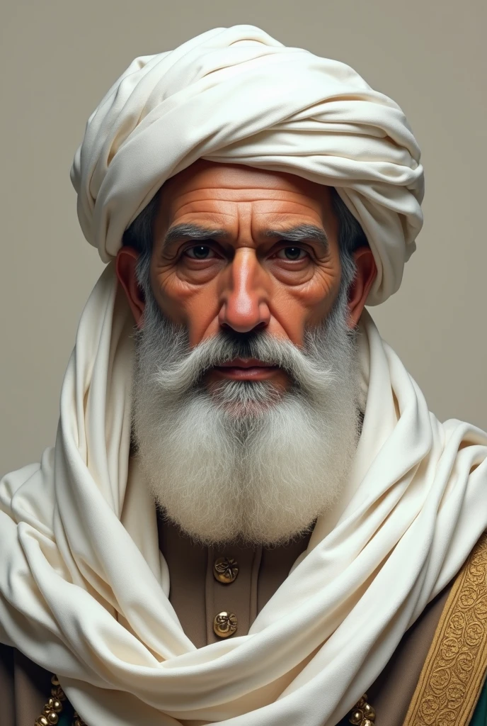 Abu Obaida wearing an amama - SeaArt AI