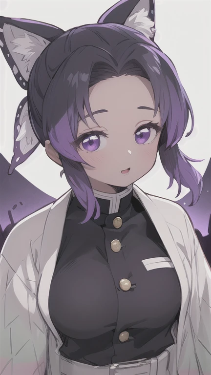 Shinobu konou(afrocentric skin), 1girl, tan skin, dark skin, very tan ...