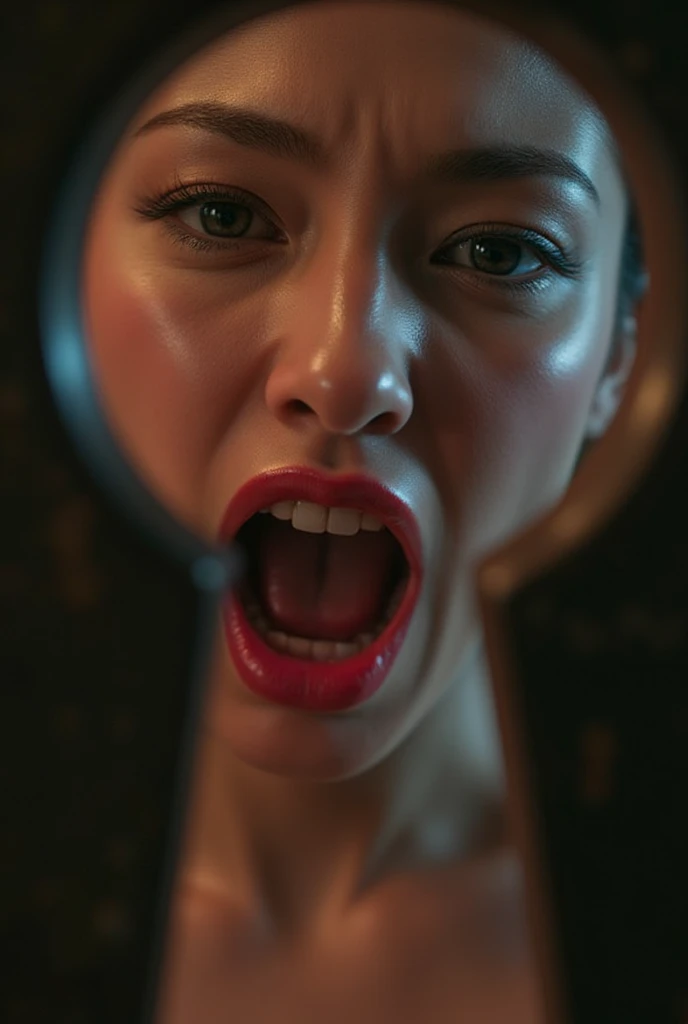 ((Picture peeking through a keyhole)) closeup 、(( Intense orgasm ...