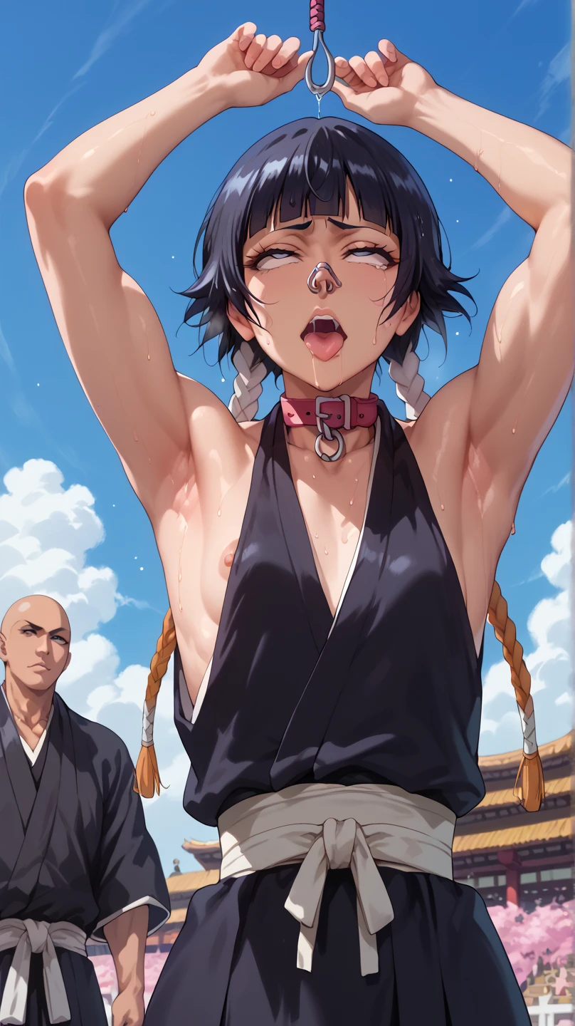 A picture, inspired by Kentaro Miura, trending on pixiv, soifon from bleach - SeaArt AI