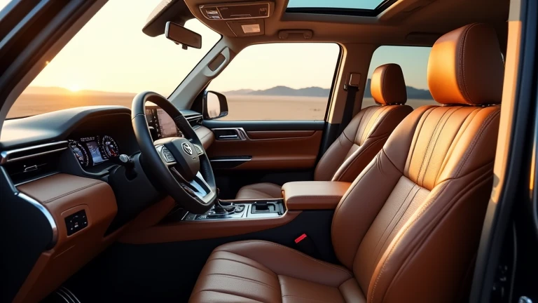 Create an image of the"2025 toyota land cruiser V8 : Luxury - SeaArt AI