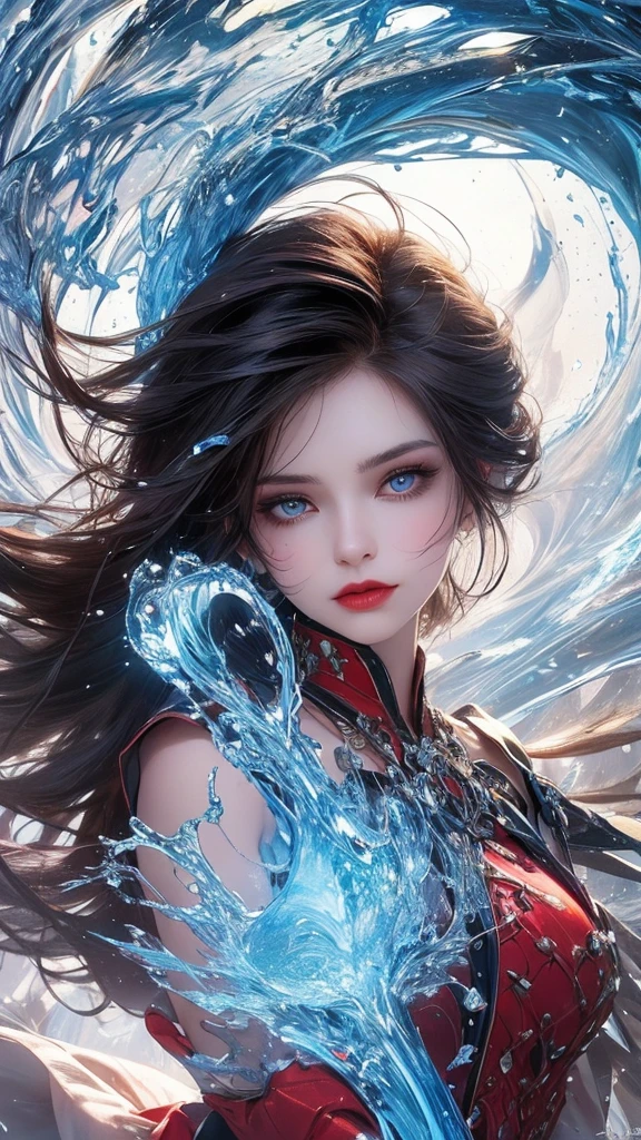 close-up of a beautiful woman's face, bewitching look , SHARP FACE ...