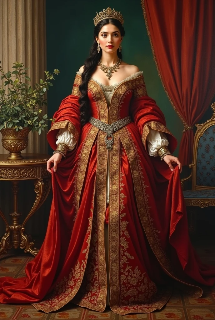 Sultana Kosem with big curves - SeaArt AI