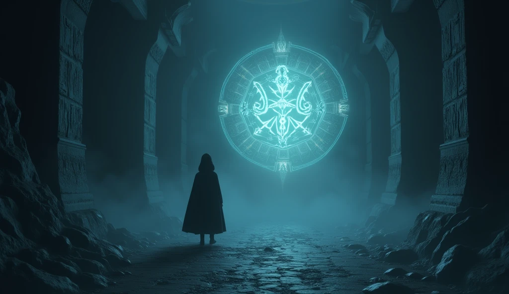In 3D animation style:A mystical vision appearing to the friend - SeaArt AI