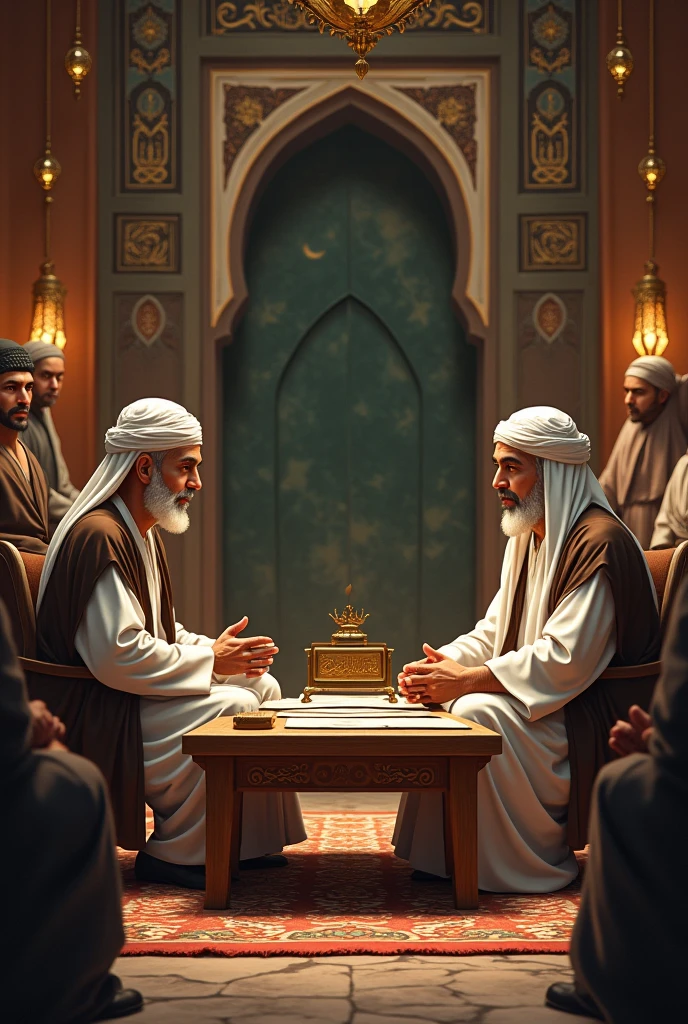 Islamic two families, dowry, - SeaArt AI