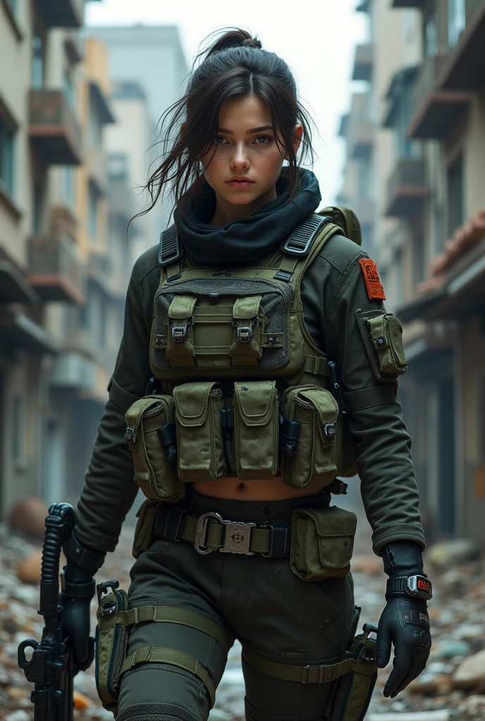 Young Woman elite military force - SeaArt AI