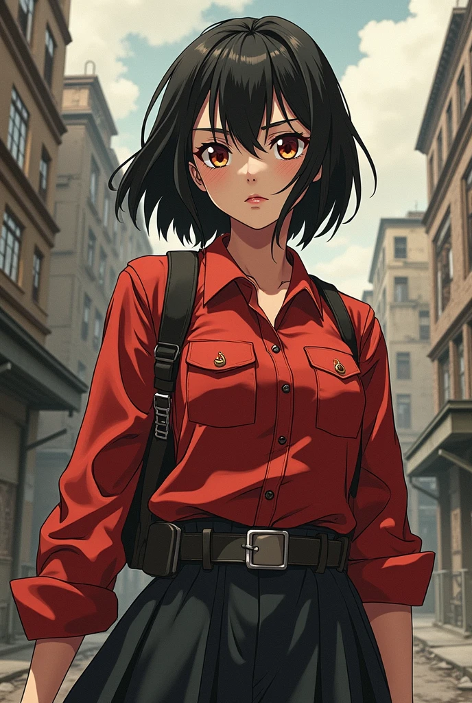 Communist girl, anime - SeaArt AI