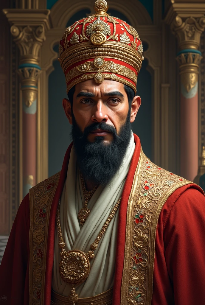 Create the image of a sultan in a cap - SeaArt AI