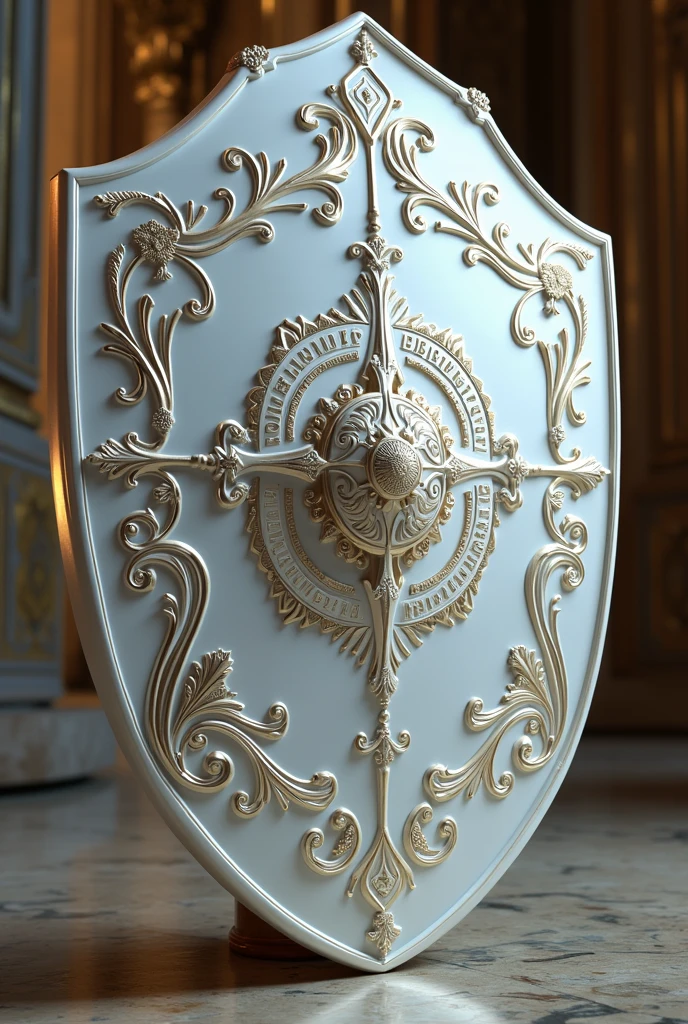 A shield generates a very, very magnificent and captivating mirror ...