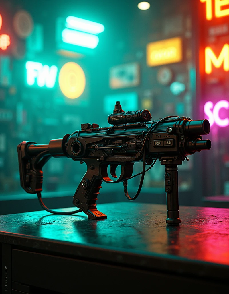 A cyberpunk digital artwork depicting a technological future - SeaArt AI