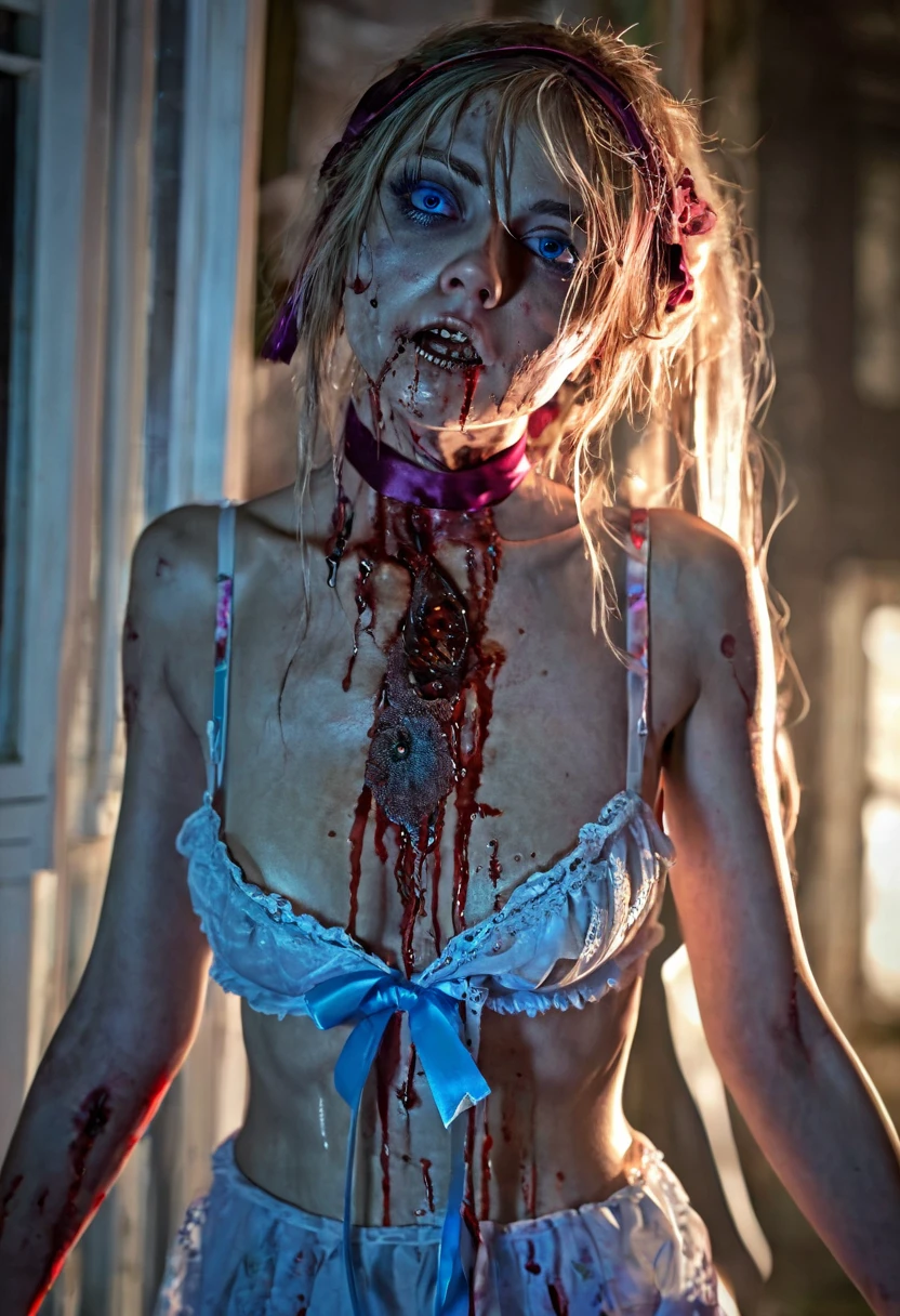 (lifeless eyes and detailed zombie face,masterpiece side lighting - SeaArt AI