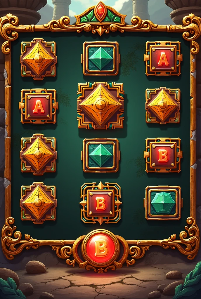 Emphasis on 2D,Hand-painted feel,Phnom Penh Sturdy's Aztec-style SLOT ...