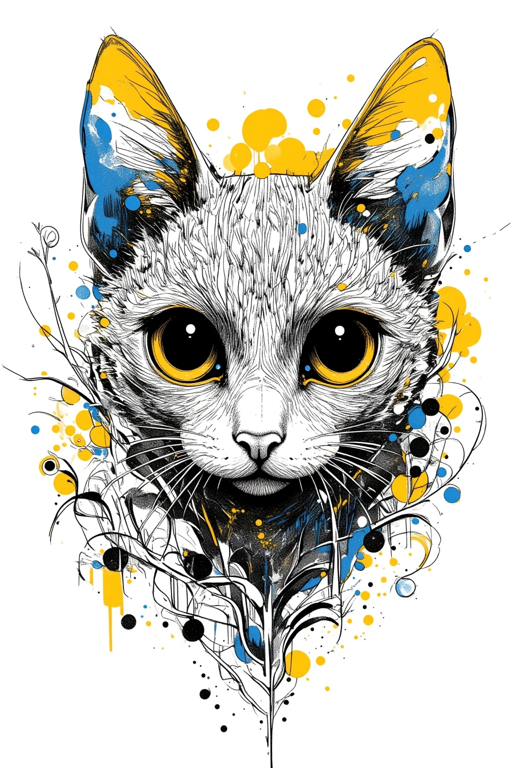 very very detailed {x} I have a picture of a cat with big eyes - SeaArt AI