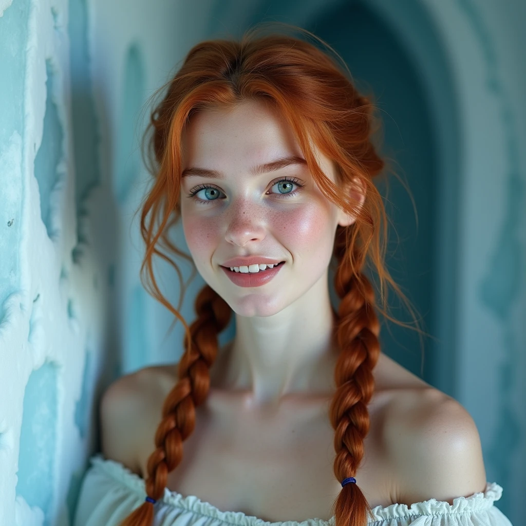 Innocent Big Water Eyes Sexy Look Horny Girl Looking Young Seaart Ai