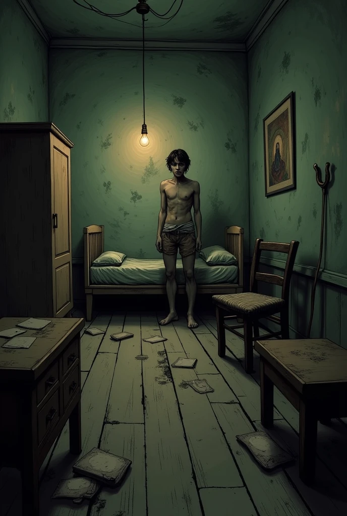 A poor room - SeaArt AI