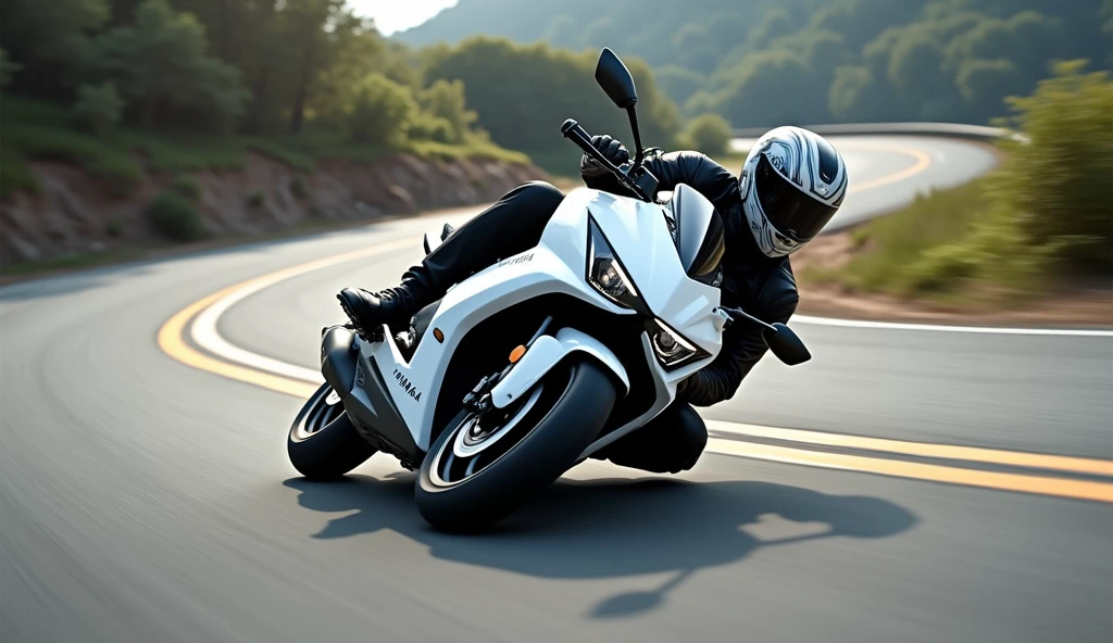Create highly realistic image of ( 2025 Yamaha Aerox 155) scooty ...
