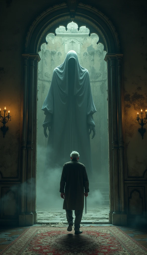 A old man enter in a horror haveli and a dark spirit close the haveli ...