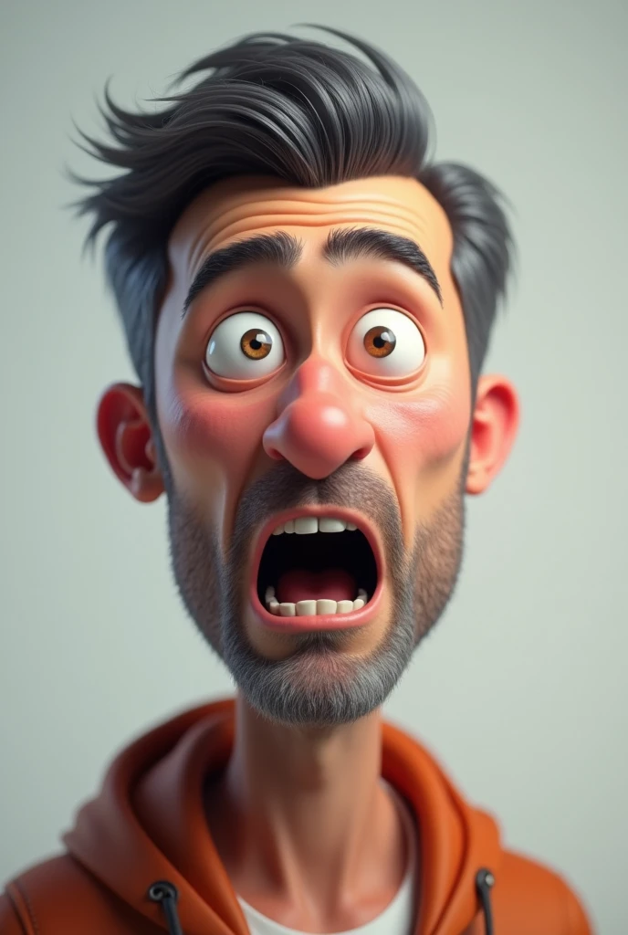 Create a man for YouTube thumbnail that is surprised - SeaArt AI