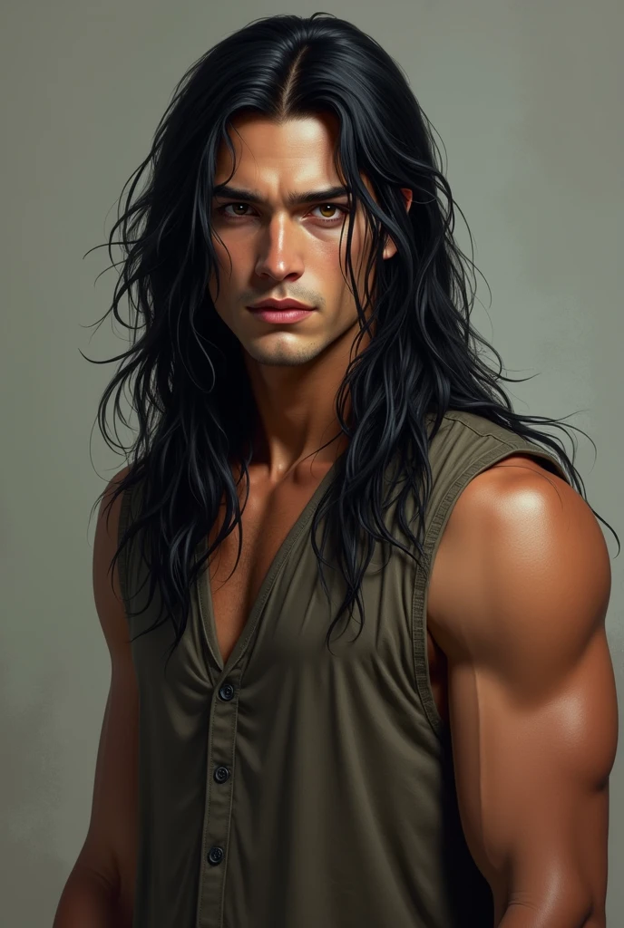 Create an image of what 15 / 16-year-old Jacob Black, a descendant of ...