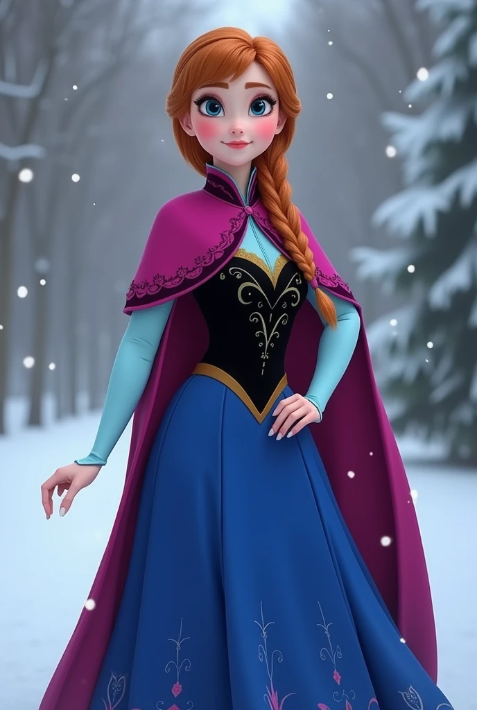 Best quality, high quality, 4K, Anna-frozen , (23 years old) - SeaArt AI