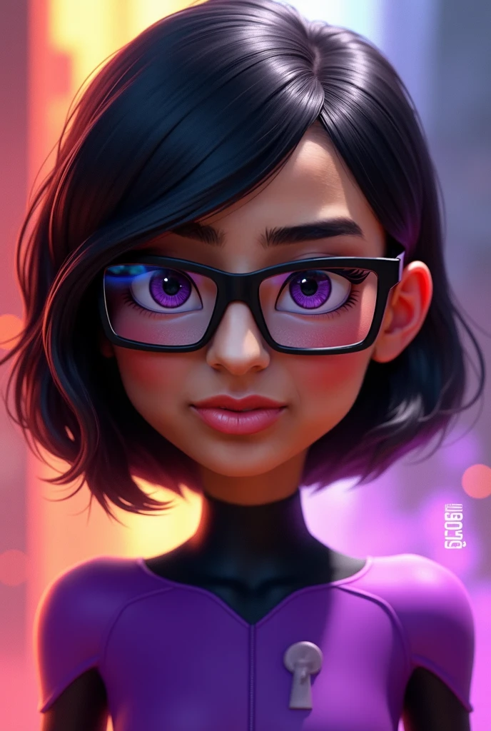 Use my friends face to create Violet from the incredibles but with ...