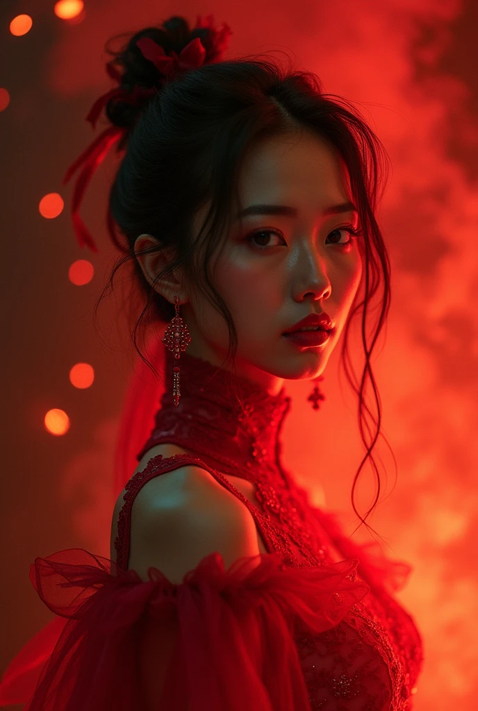 A full body posture of a surrealism and fantasy of an enchanting ...