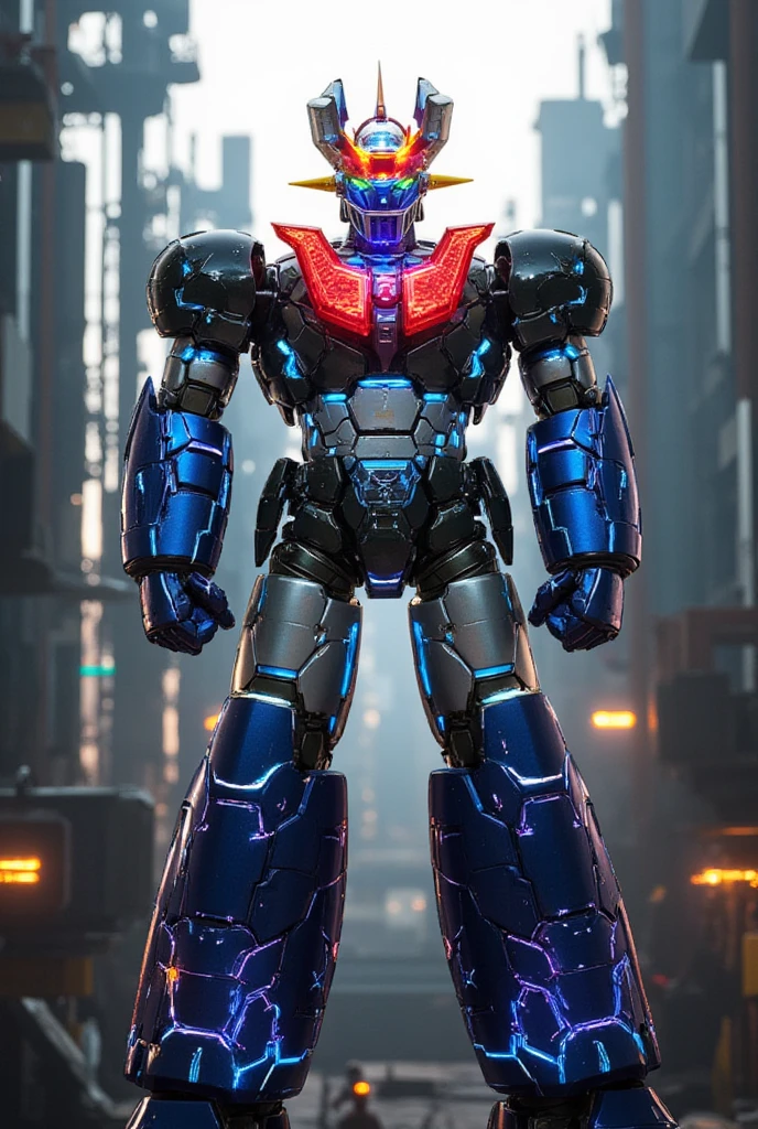 A very realistic version of the modded Mazinger Z, Standing in a ...