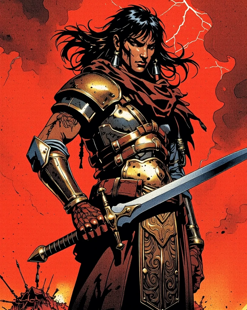 Under a blood-red sky and a shroud of dust storms, a fierce Arabian ...