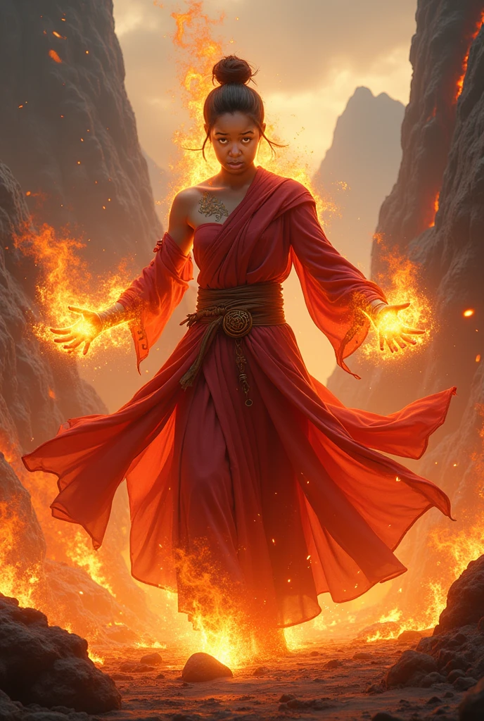 Turn me into a fire bender - SeaArt AI