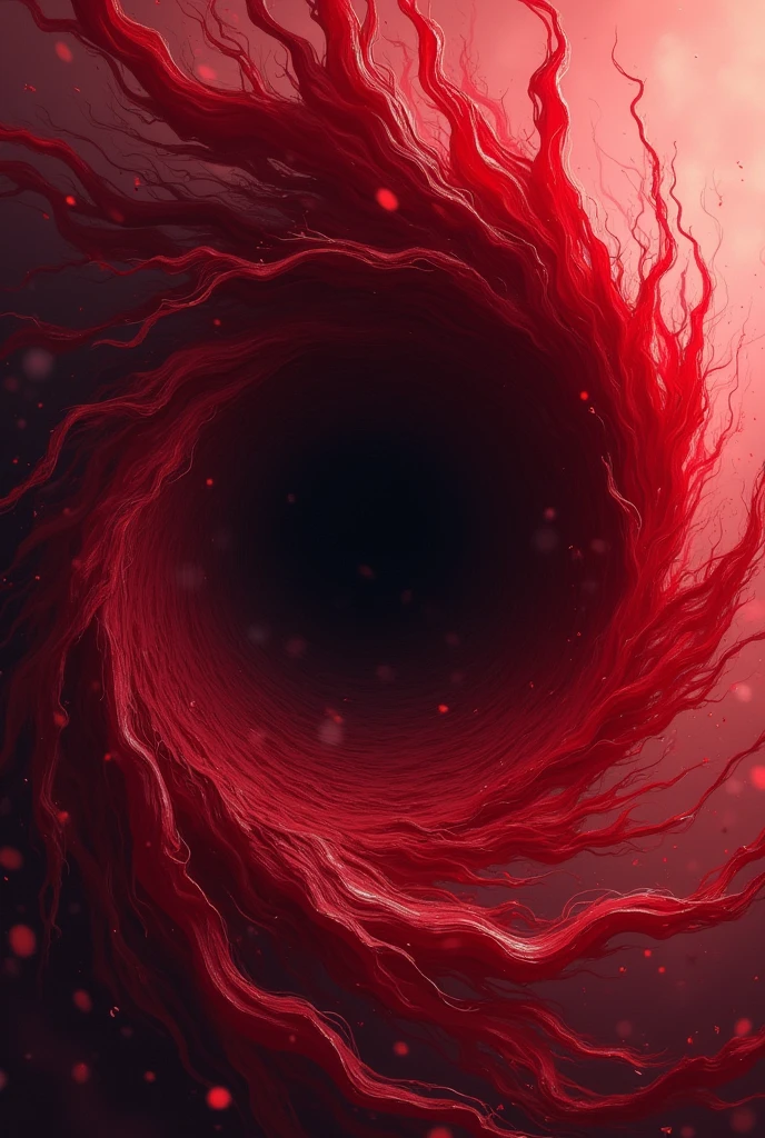 A swirl of dark red blood, sharp wind, animation, Swirling horizontally ...