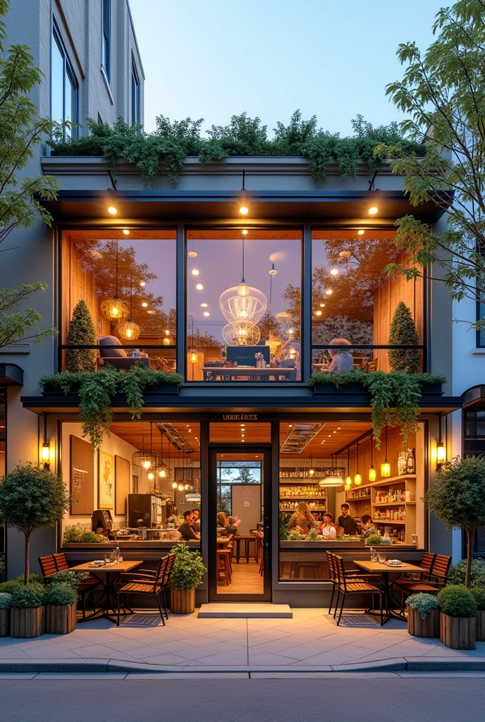 Design a real trio of neighboring small businesses: 1. Urban Eats ...