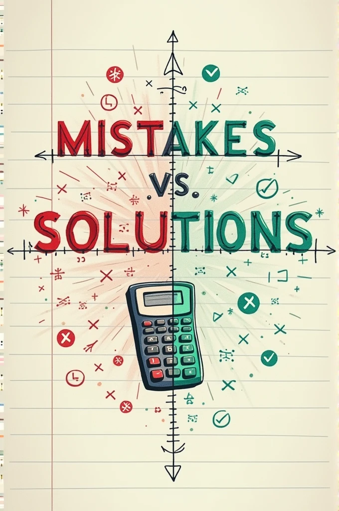 Error vs Solution Concept Design: Split-screen layout: Left side ...