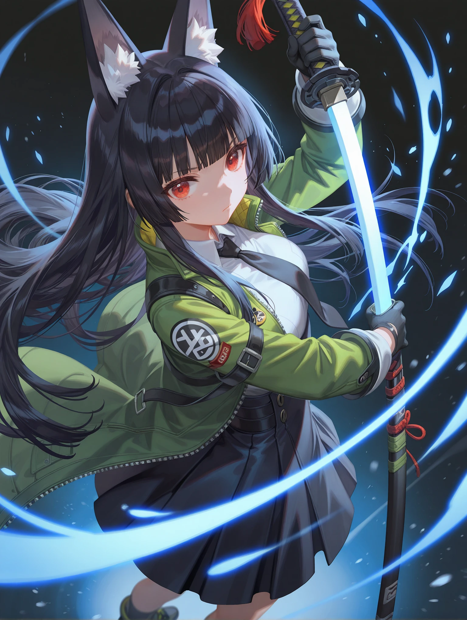 1girl, hoshimi miyabi, zenless zone zero, rei \(sanbonzakura - SeaArt AI