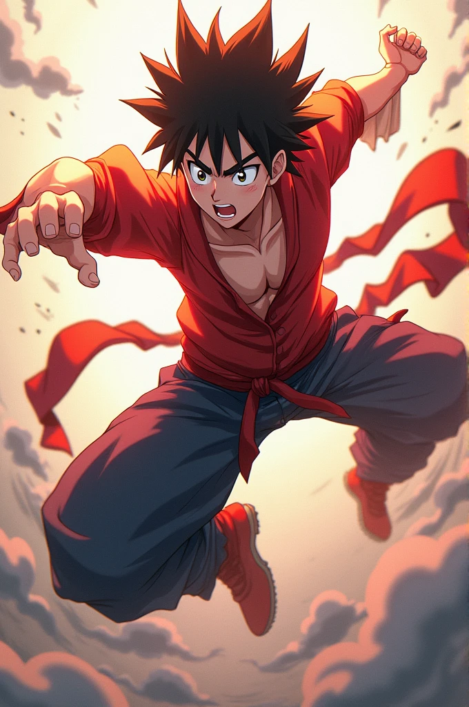 Random anime character in a pose - SeaArt AI