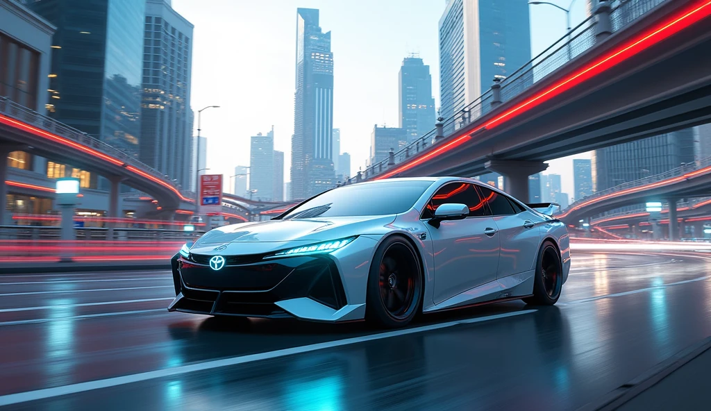 2025 toyota prius road - SeaArt AI