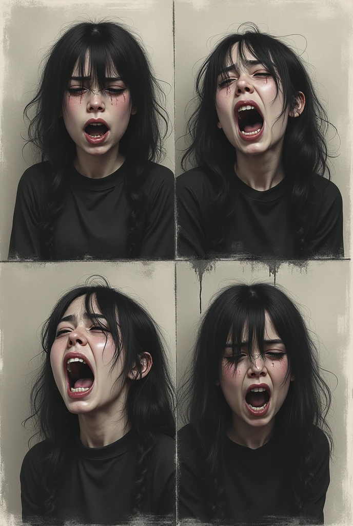 4 kinds of someone else crying - SeaArt AI