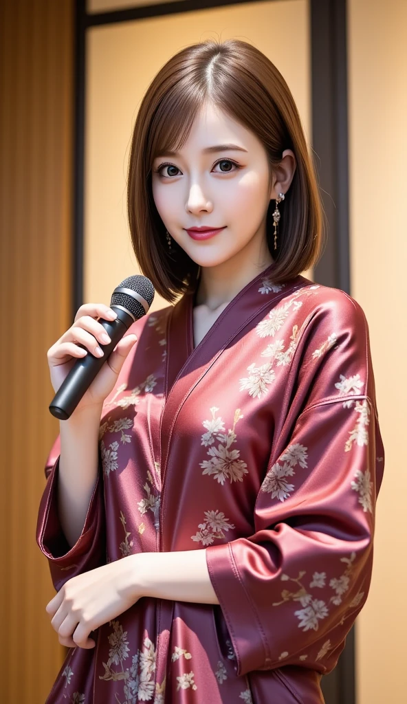 (((Full body photo)))、12K、HDR、 bits deep 10 bits 、((Japan Enka singers ...