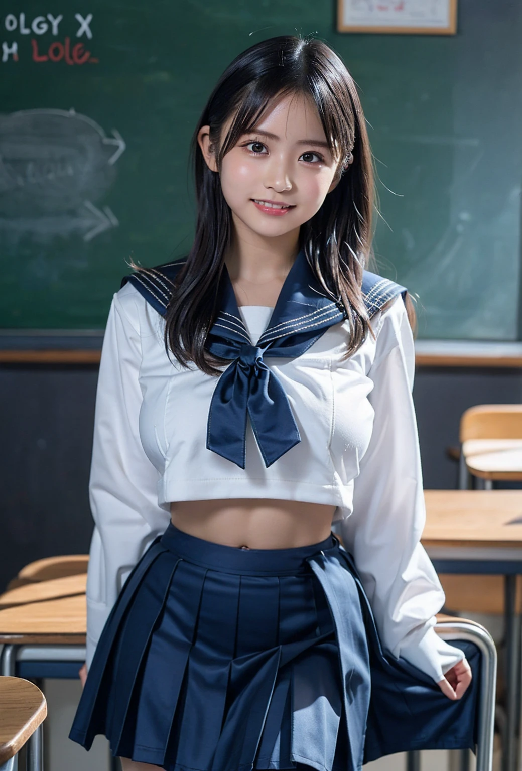 (Whittled waistline,smile,cute,loli:1.5),(abs,masculine muscle - SeaArt AI